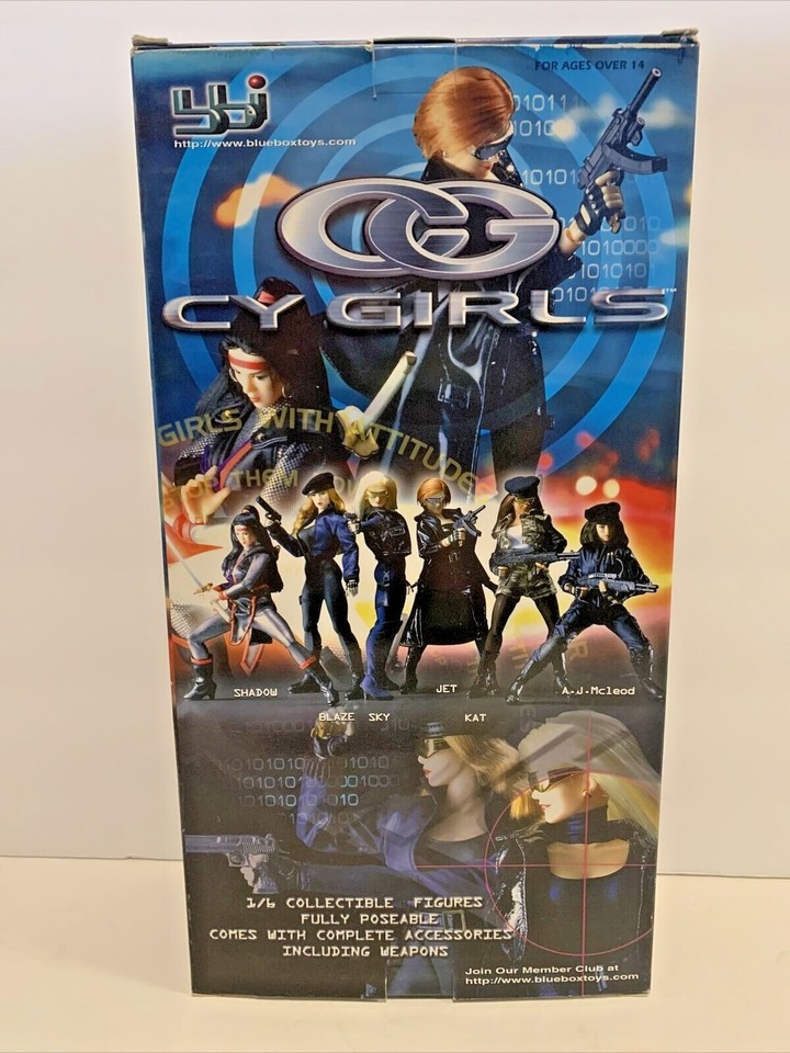 CY GIRLS AGENT JET 1:6 SCALE 12" Action Figure Blue Box Toys BBI 2000 ...