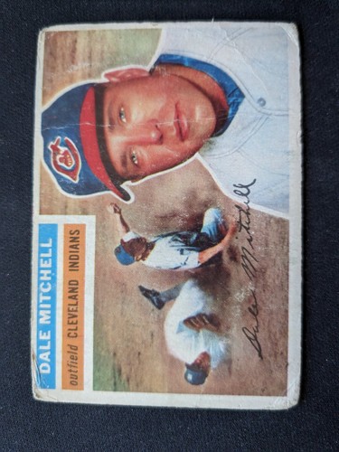 1956 Topps Baseball Card # 268 Dale Mitchell - Cleveland Indians (VG ...
