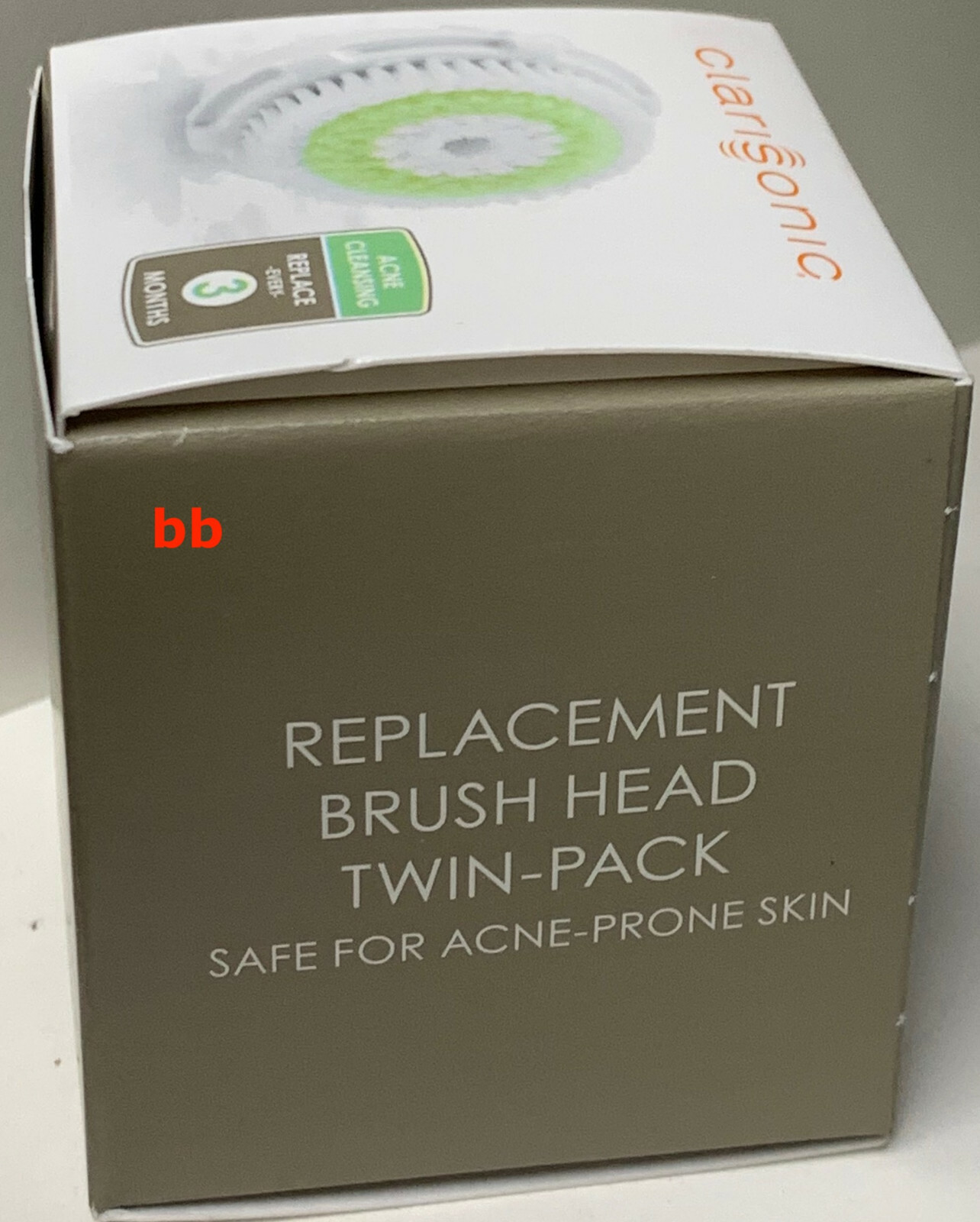 CLARISONIC Acne Cleansing Head & Cap Retail Twin Pack New in Box ...