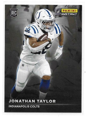 2020 Panini Instant NFL Jonathan Taylor Rookie Spotlight Rookie Card ...