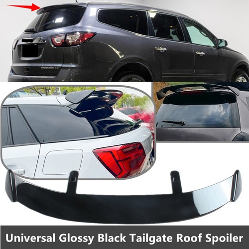 Universal Black Fit For Chevrolet Traverse 13-17 Rear Roof Spoiler ...