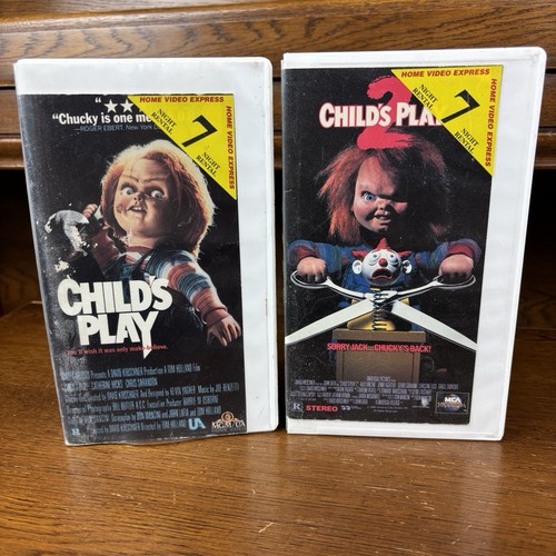 Child’s Play 1 & 2 VHS Rentals | eBay