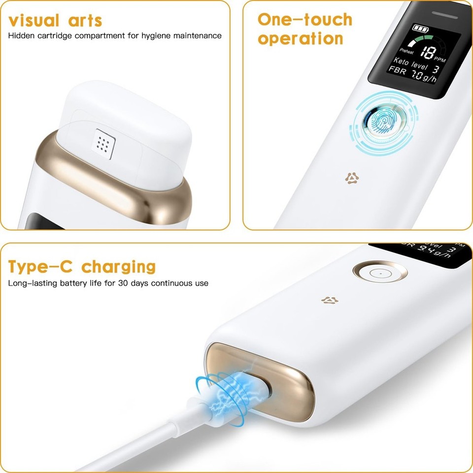 Ketone Breath Analyzer Ketone Breath Meter for Tracking Your Ketones ...