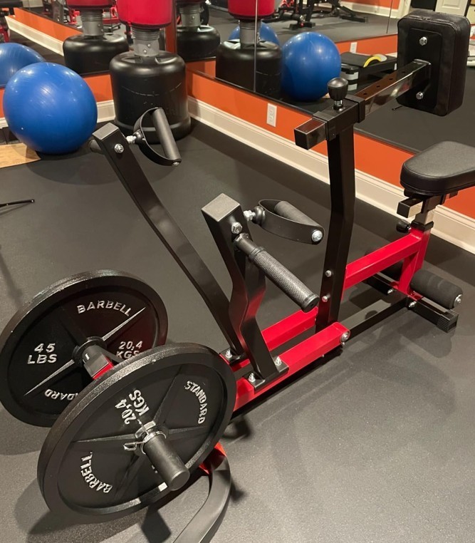 Seated Row Machine Lat Back Exercise Machine Adjustable Plate Loaded ...