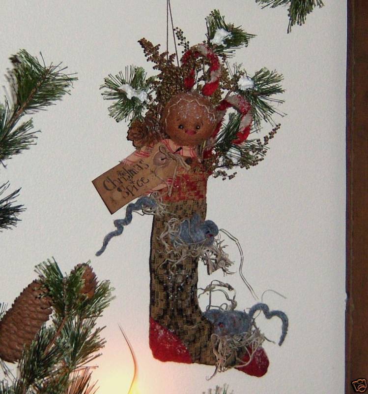 Primitive Christmas Sock Gingerbread Mice Paper Pattern #545 | eBay