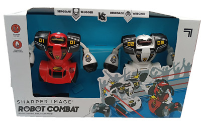 Sharper Image Robot Rumble RC Combat Set - 2 Robots & Controllers Free ...