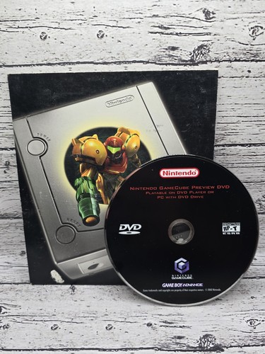 Nintendo Gamecube DVD Preview Disc Star Fox Metroid Prime Super Mario ...