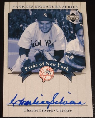 Charlie Silvera Upper Deck Yankees Signature Series autograph 1948-1956 ...