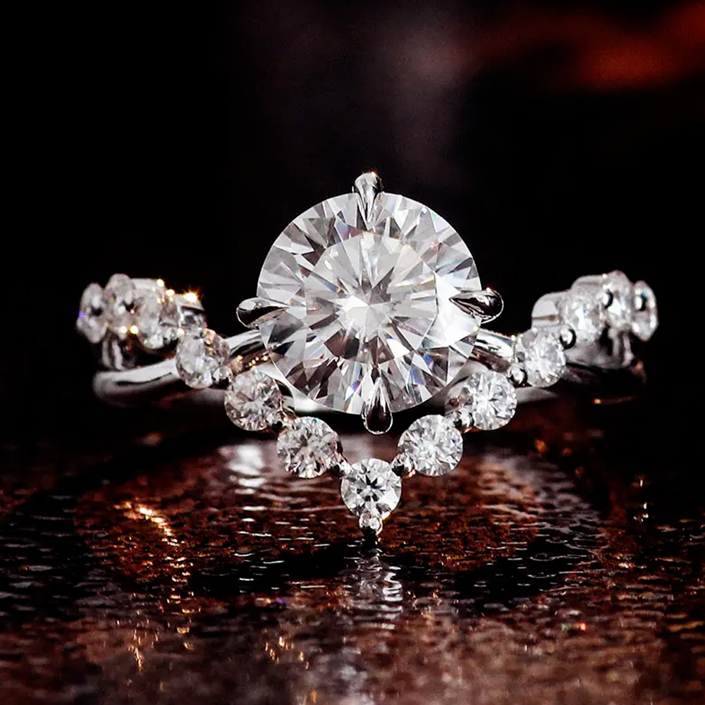 Expensive Engagement Rings On Finger.