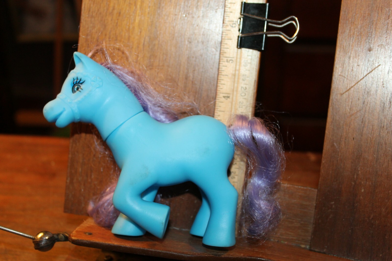 Light Blue My Little Pony Knock Off Pink Flower | eBay