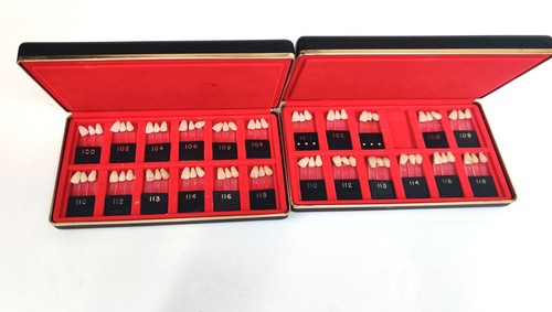 Lot of 2 Trubyte Bioblend Shade Guide Porcelain Teeth | eBay