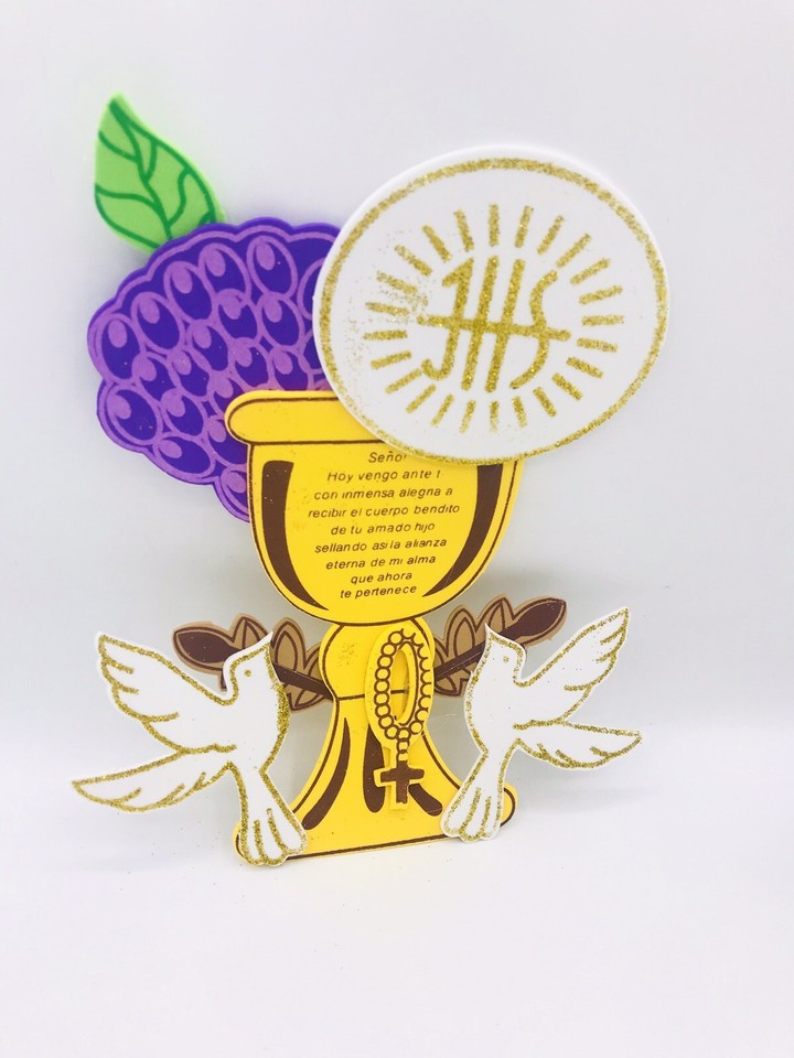 10-First Communion Chalice Recuerdos Primera Cominion Caliz Decorations ...