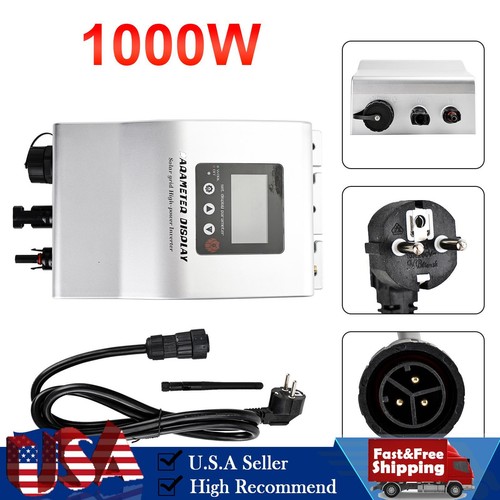 1000W/220Vac IP60 WiFi Solar Inverter Grid Tie MPPT Micro Inverter APP ...
