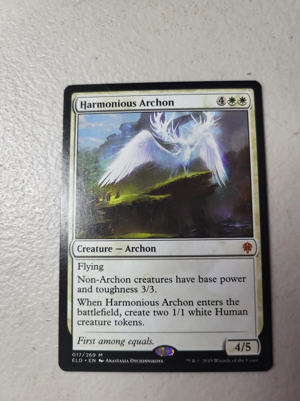 1x Harmonious Archon Throne of Eldraine MTG LP Free Shipping | eBay