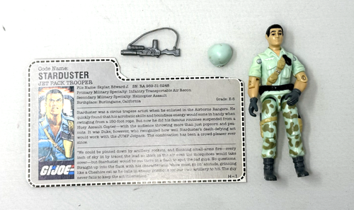 GI JOE ARAH Starduster V1C Mail Away incomplete with file 1987 See ...