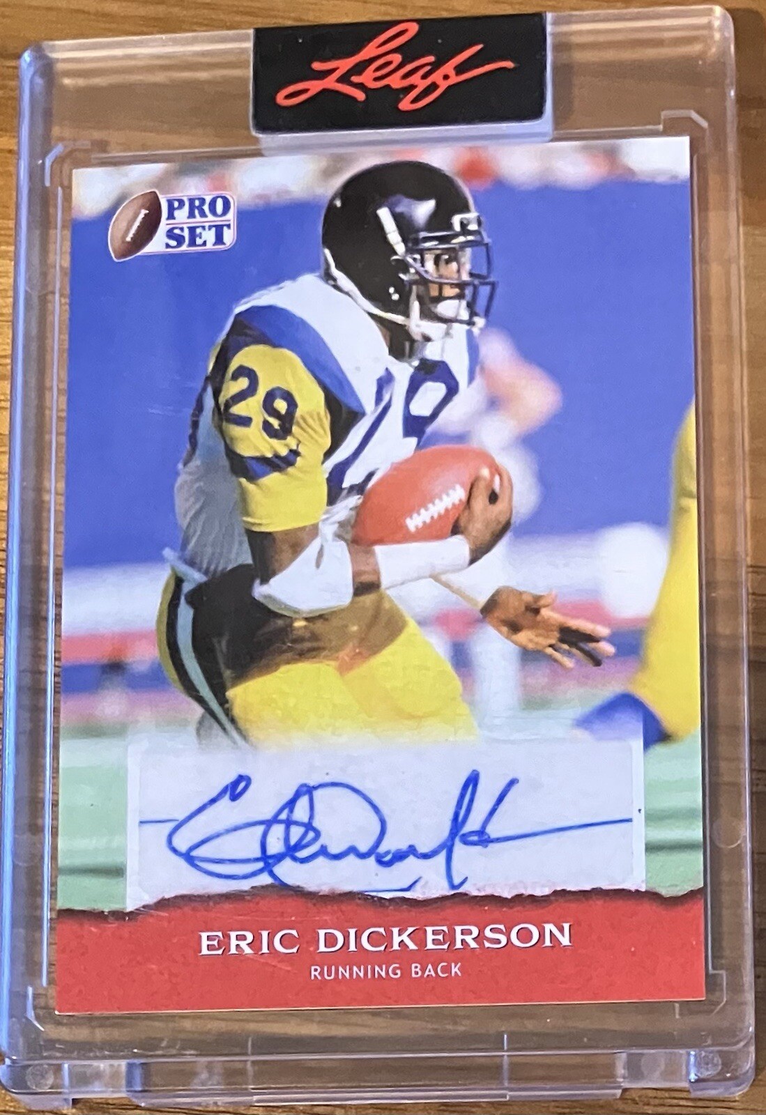 Eric Dickerson AUTHENTIC AUTO SEALED 2022 LEAF PRO SET #PSA-ED1 HOF | eBay