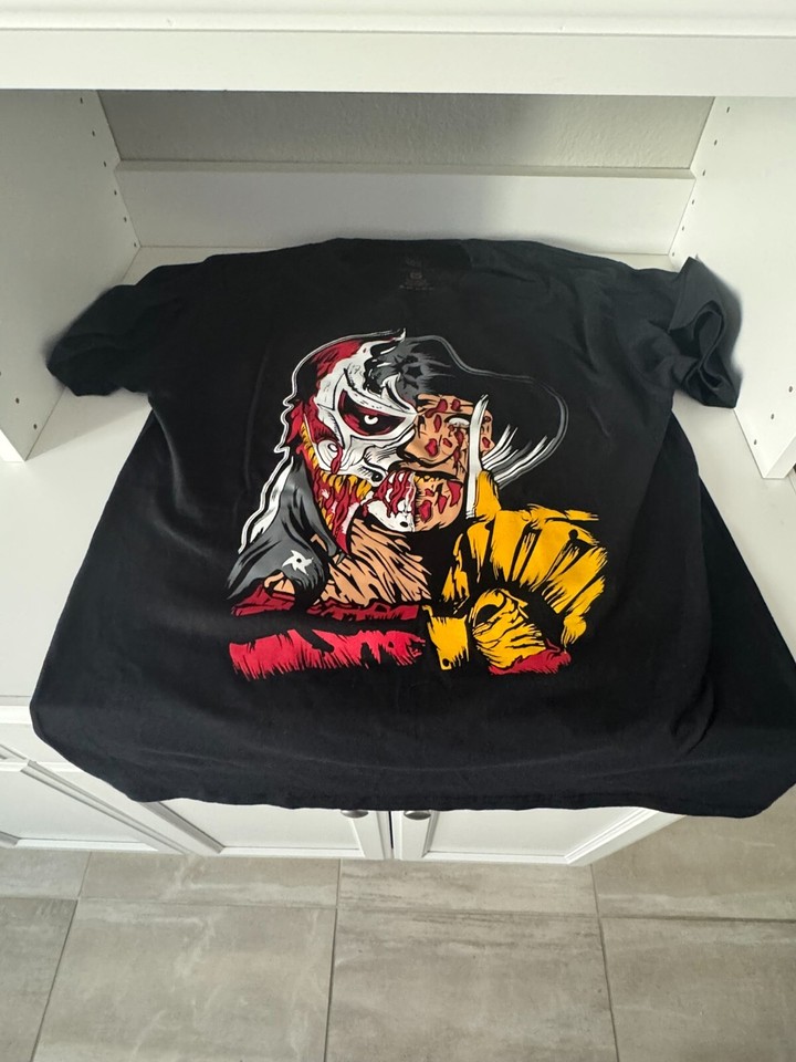 Pentagon Jr Penta Lucha Brothers Freddy Krueger Shirt Size Large | eBay