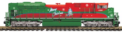 MTH 70-2166-1 CHRISTMAS SD70ACe #1206 One Gauge CUSTOM Diesel Engine W ...