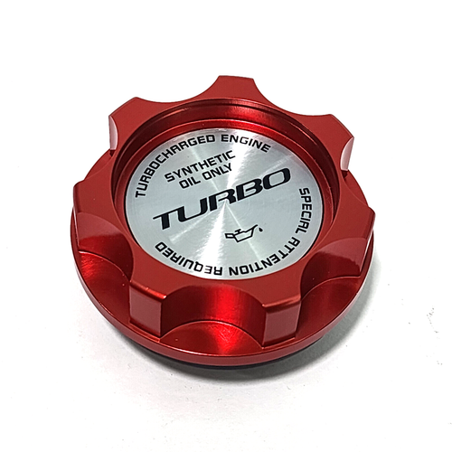 RED CNC OIL CAP FOR MITSUBISHI TURBO ECLIPSE 4G63 3000 GT MIRAGE LANCER ...