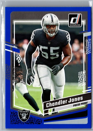 2023 Donruss #180 Chandler Jones Press Proof Blue | eBay