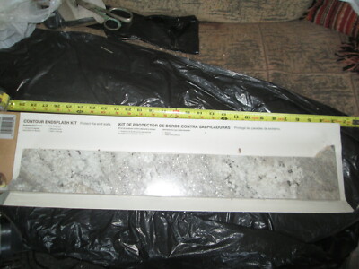 Hampton Bay Laminate Counter Top End Splash Kit. 9284 FXRD CRYSTLGRNT ...