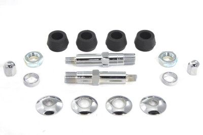 Chrome Lower Rear Shock Stud Kit fits Harley Davidson | eBay
