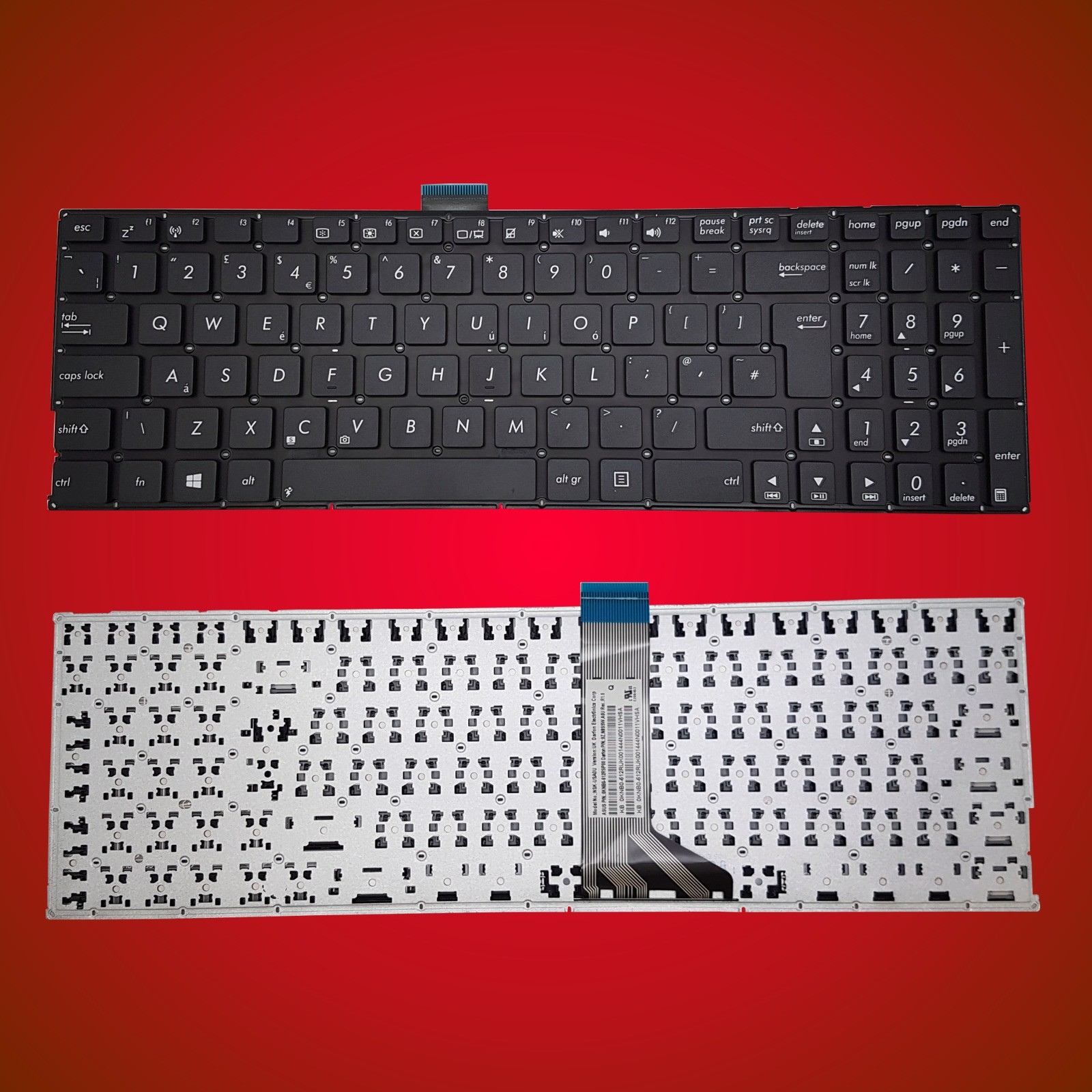 UK Layout Laptop Keyboard for ASUS X553 X553M X553MA X502 X502C X502CA ...