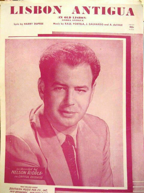 sheet music LISBON ANTIGUA Old Lisbon 1954 6pg song lyrics Nelson ...