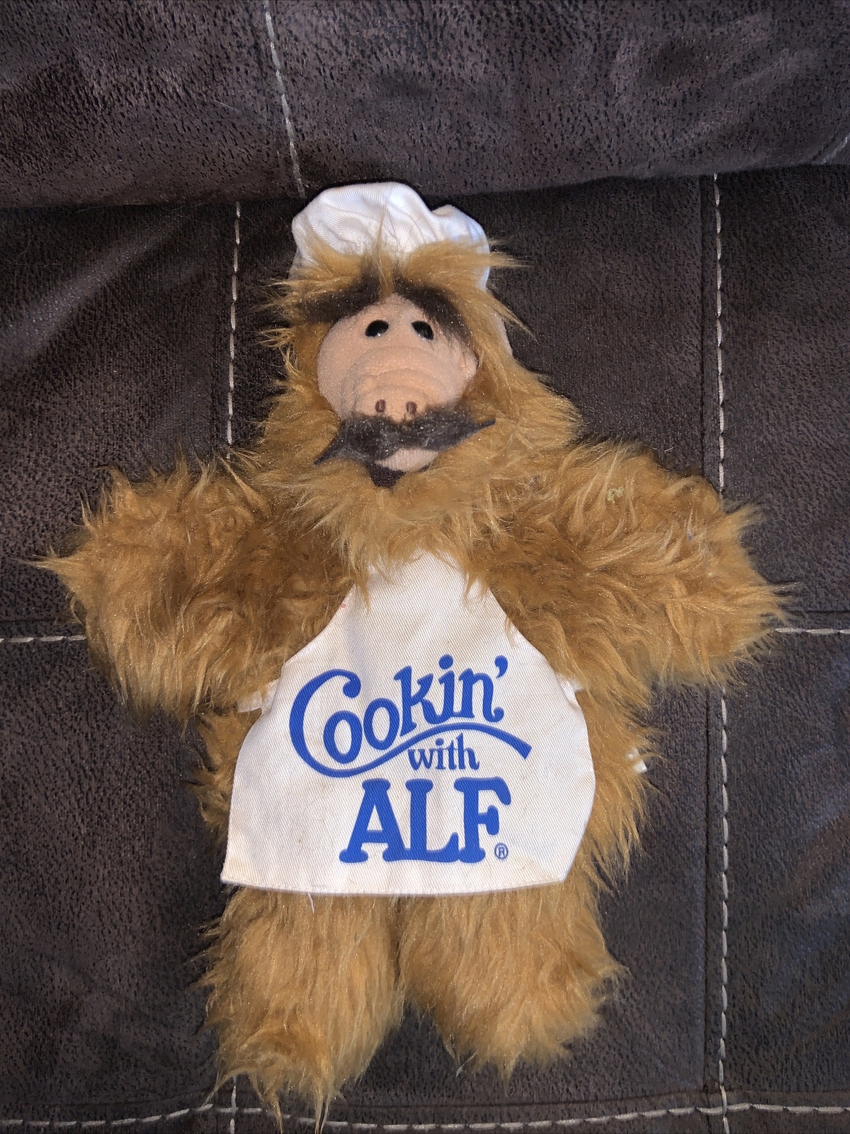 Vintage Cooking With Alf Hand Puppet Plush 1988 Retro TV Alien Toy | eBay