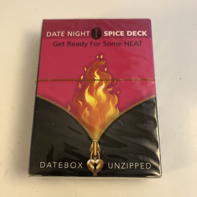 DateBox Unzipped - Date Night Spice Deck RARE NEW SEALED | eBay