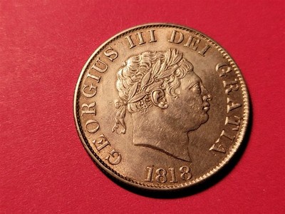 GREAT BRITAIN HALF CROWN STERLING SILVER 1818 AU GEORGE III | eBay