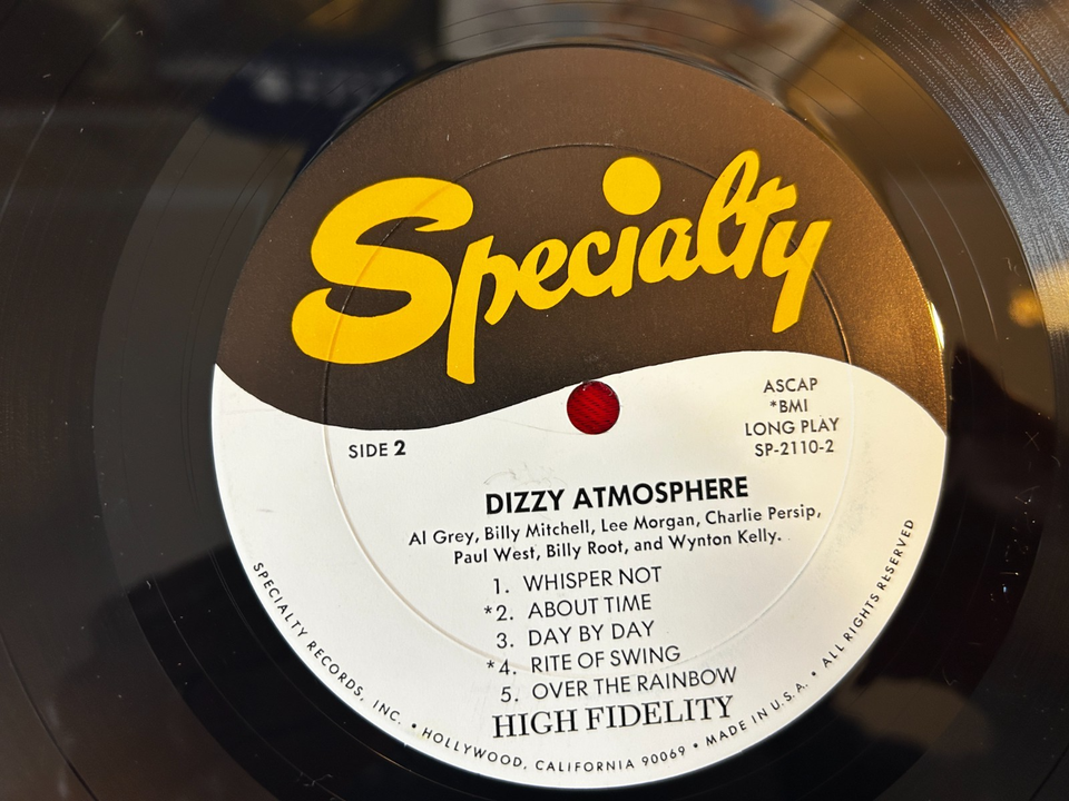 Dizzy Atmosphere - 1960 Specialty – SP-2110 - MONO - Lee Morgan - NM ...