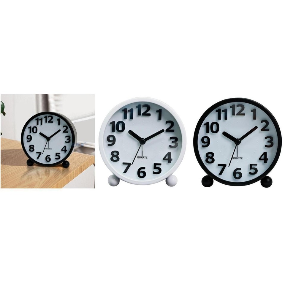 Raised Number Alarm Clock for Children with Metal Casing and Push Light ...