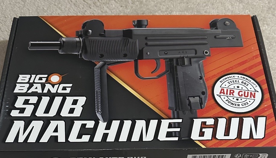Big Bang Mini-Uzi - Full Auto - CO2 Gas - .177 Steel BB - Air Gun - New ...