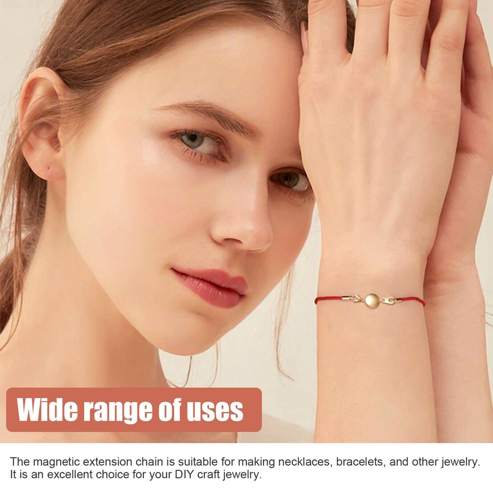 24PACK Magnetic Extension Chain Jewelry Clasp For Necklace Bracelets Jewelry DIY | eBay