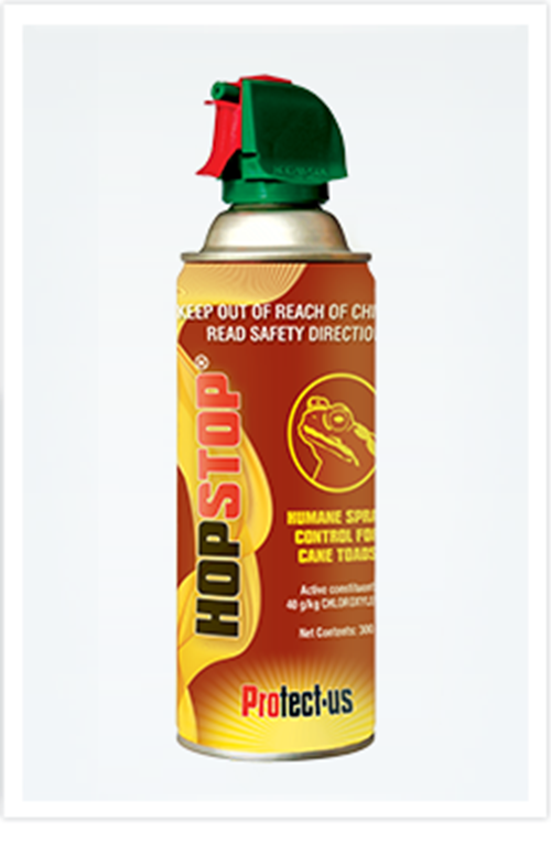 HOPSTOP CANE TOAD SPRAY RSPCA APPROVED HUMANE | eBay Australia