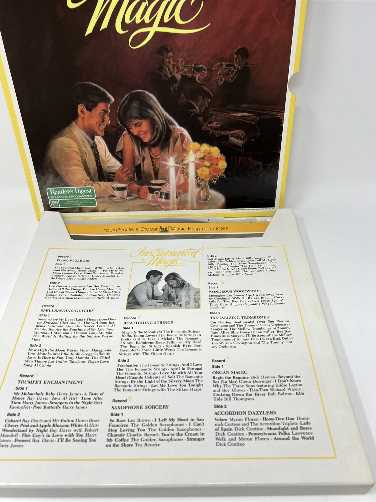 Vintage Readers Digest “Instrumental Magic” Box Set Records/LP 7 ...