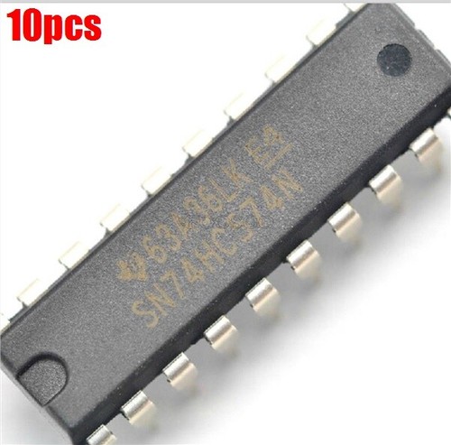 10Pcs Integrated Circuit 74HC574N 74HC574 DIP-20 D-Type Flip-Flop DIP ...