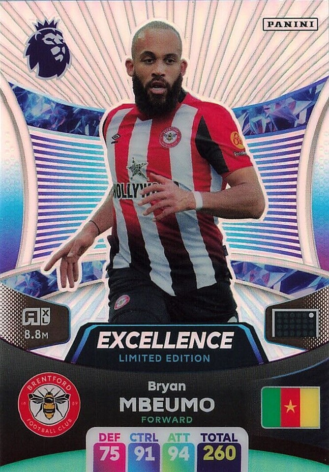 Panini Premier League Adrenalyn 2024 23 24 Limited Legend Golden Baller ...