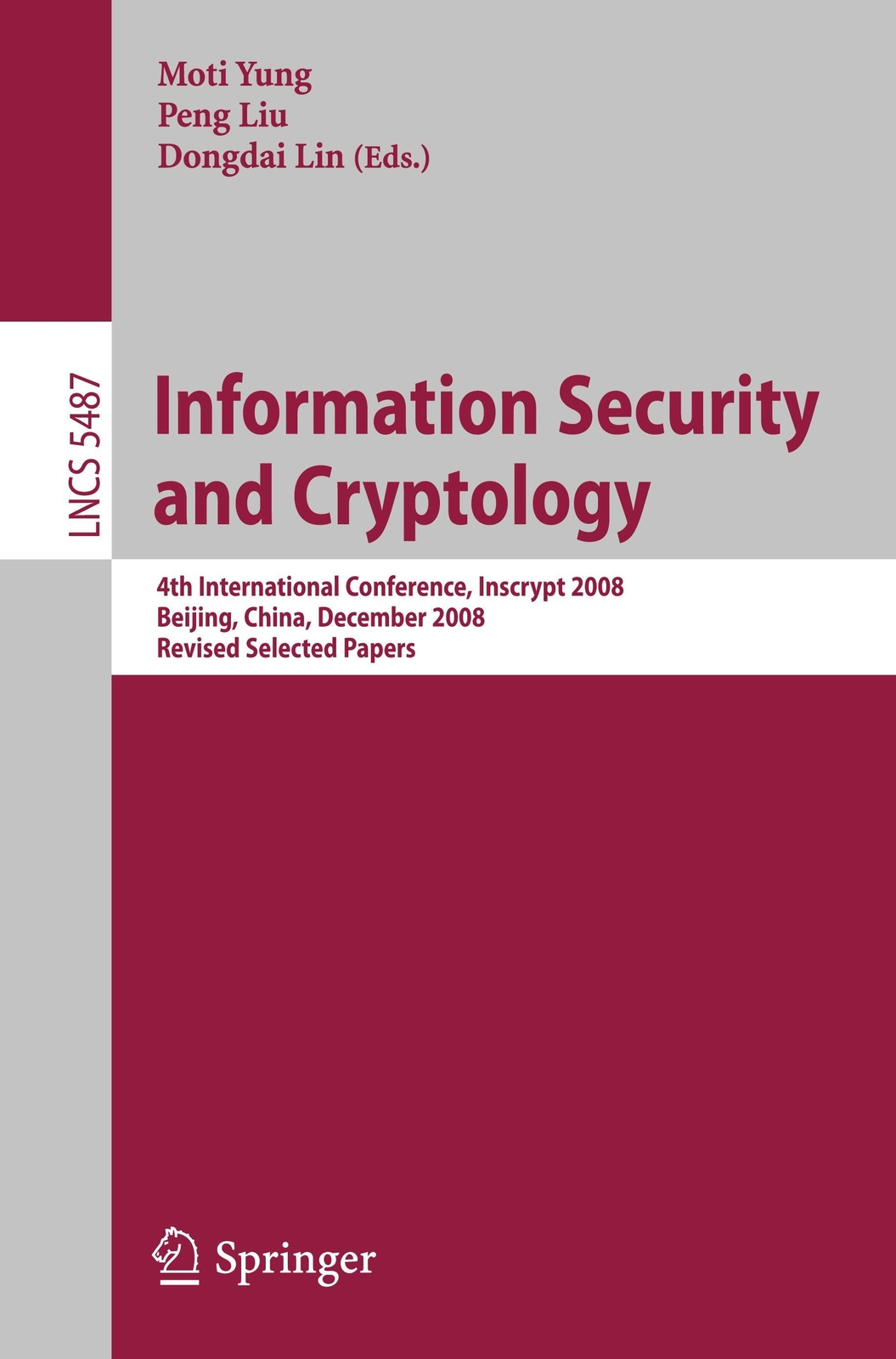 Information Security and Cryptology von Moti Yung (2009, Taschenbuch) online kaufen | eBay