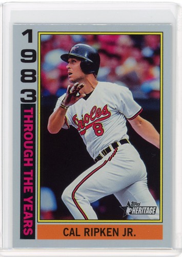 Cal Ripken Jr 2025 Topps Heritage Through The Years Holo Foil ...