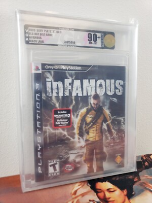 Infamous pre-order 1st print VGA 90+ (playstation 3) ps3 Graded not ...