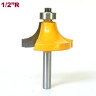 1pc 1/4" Sh 1/2" Radius 1-1/2" Cutting Diameter Round Over Router Bit ...