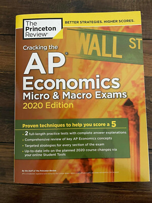 THE PRINCETON REVIEW CRACKING THE AP ECONOMICS MICRO & MACRO 2020 BOOK ...