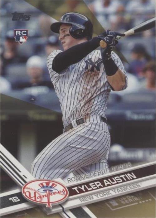 2017 Topps Update Series - Rookie Debut Tyler Austin #US259 Gold /2017 ...