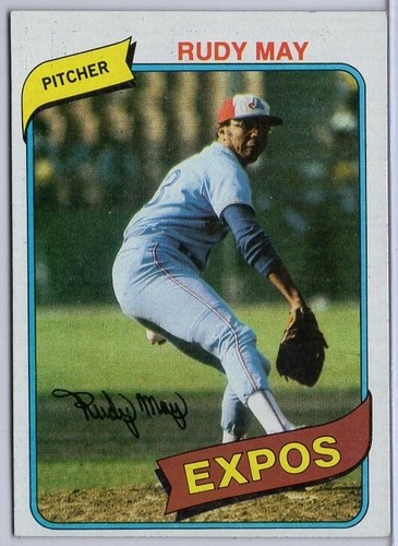 1980 Topps #539 Rudy May in EXMT Condition Expos | eBay