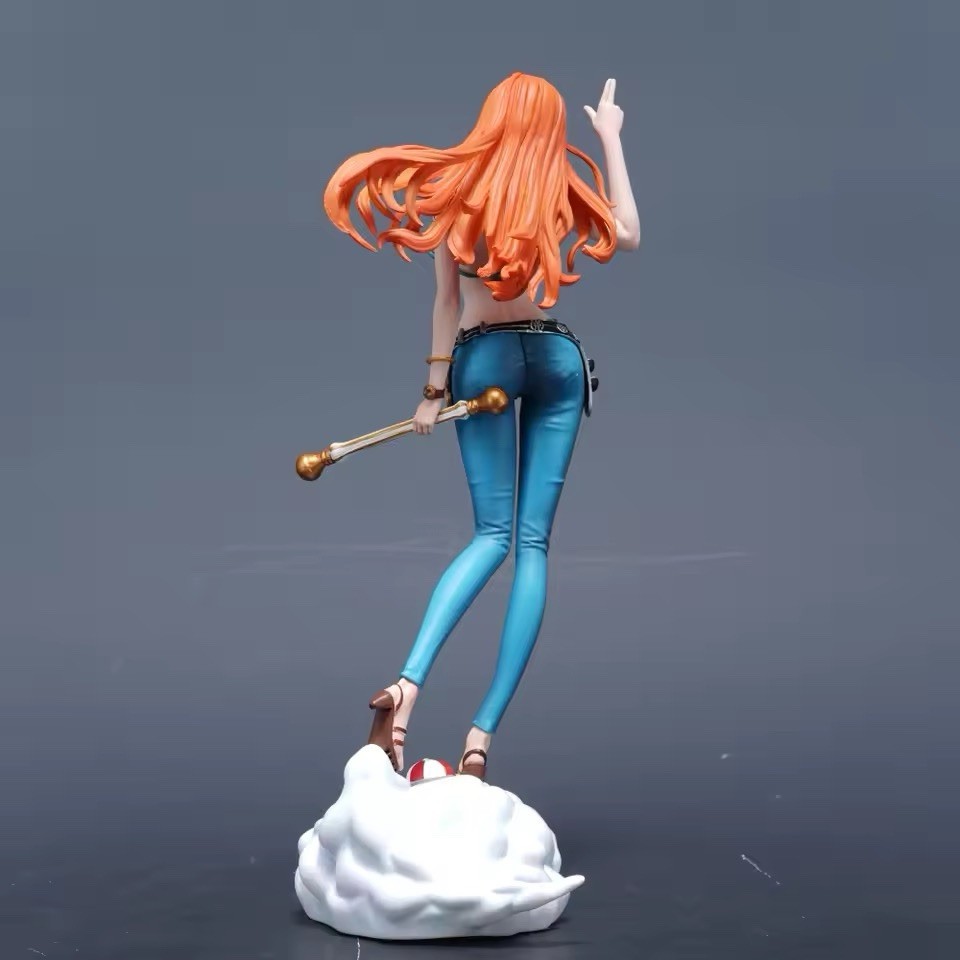 One Piece Nami Zeus Cloud Clima-Tact 22cm Anime Figure Statue PVC ...