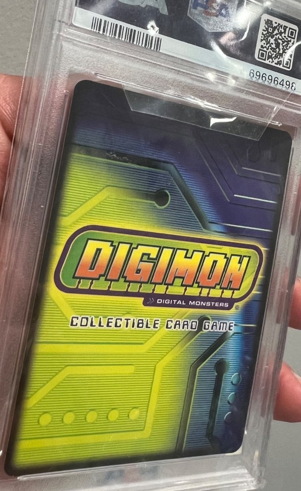 PSA 9 Omnimon DM-133 Holo Foil 1st Edition Digimon Card CCG Hybrid ...