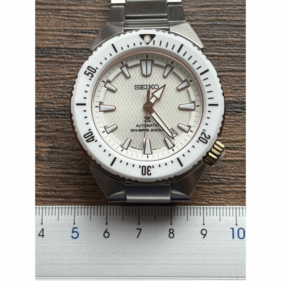 Seiko Prospex Transocean Sbdc037 Automatic Diver Watch Stainless Steel ...