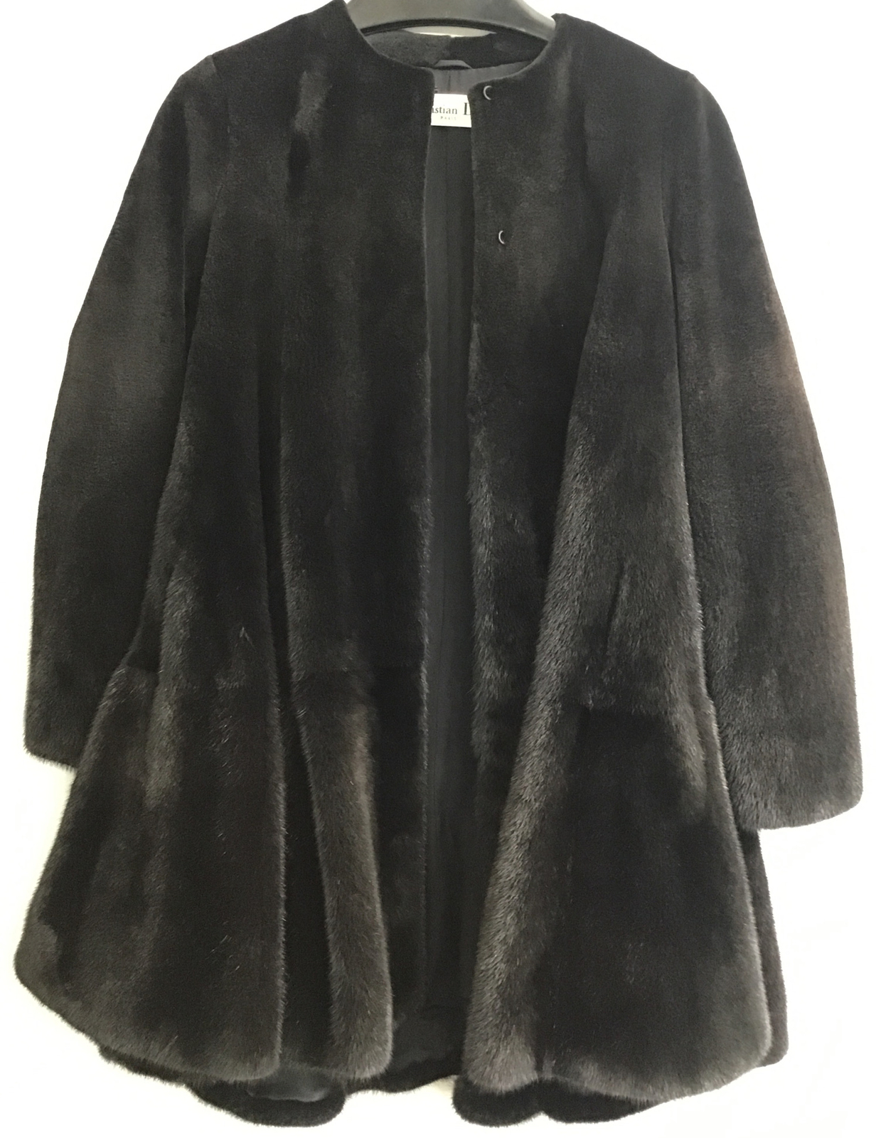 Christian Dior Fur Swing Coat Natural Female Sheared … - Gem